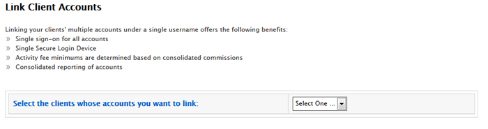 Link Client Accounts/Users